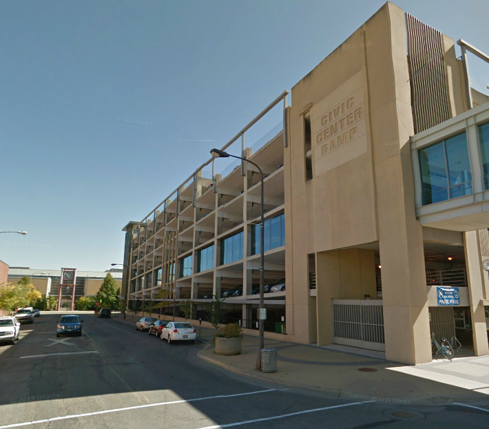 Rochester, MN map: Surface Parking Lots - Streets.mn