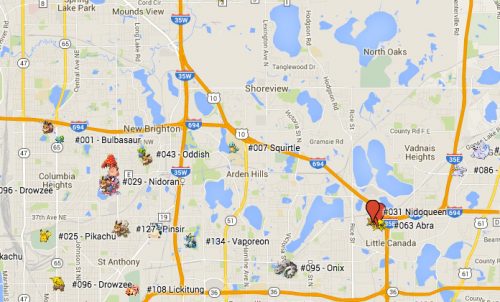 The Surprising Urban Geography of Pokemon Go - Streets.mn