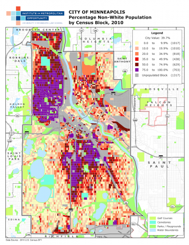 Map Monday: Two Maps Showing Minneapolis Racial Segregation - Streets.mn
