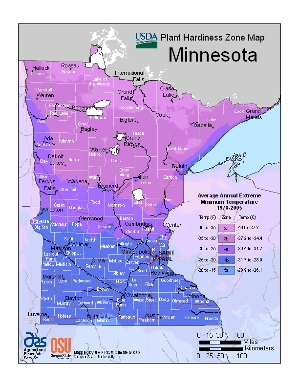 Map Monday: Minnesota Plant Hardiness Zones - Streets.mn
