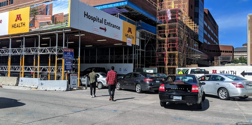 Bike Lanes and Signs at the University of Minnesota - East Bank ...