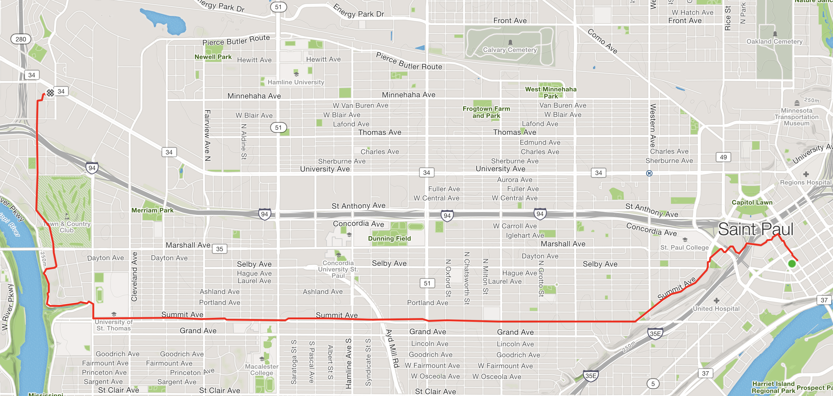 Bike Routes to Get In and Out of Downtown St. Paul - Streets.mn
