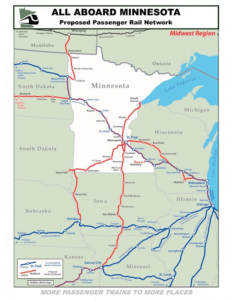 The Minnesota Intercity Passenger Rail Plan – Getting Back On Track ...