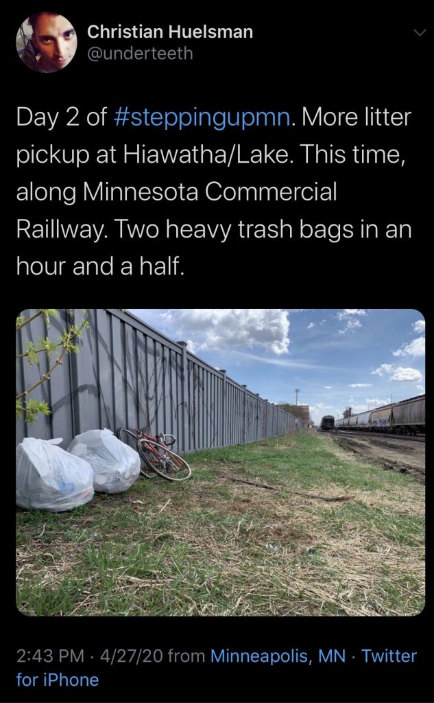 Revisiting Stepping Up MN: A Virtual Cleanup (April 2020) - Streets.mn