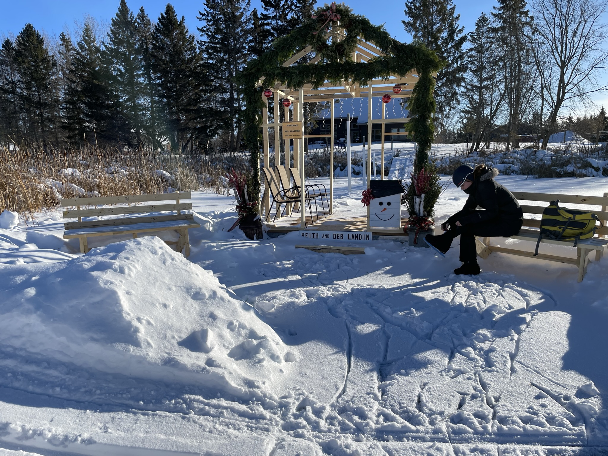 Skating the Riverbend Trail in Warroad, Minnesota - Streets.mn