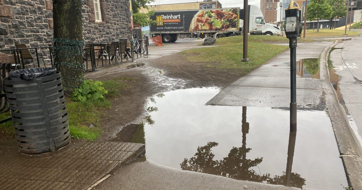 A Questionably Repaired Duluth Sidewalk - Streets.mn