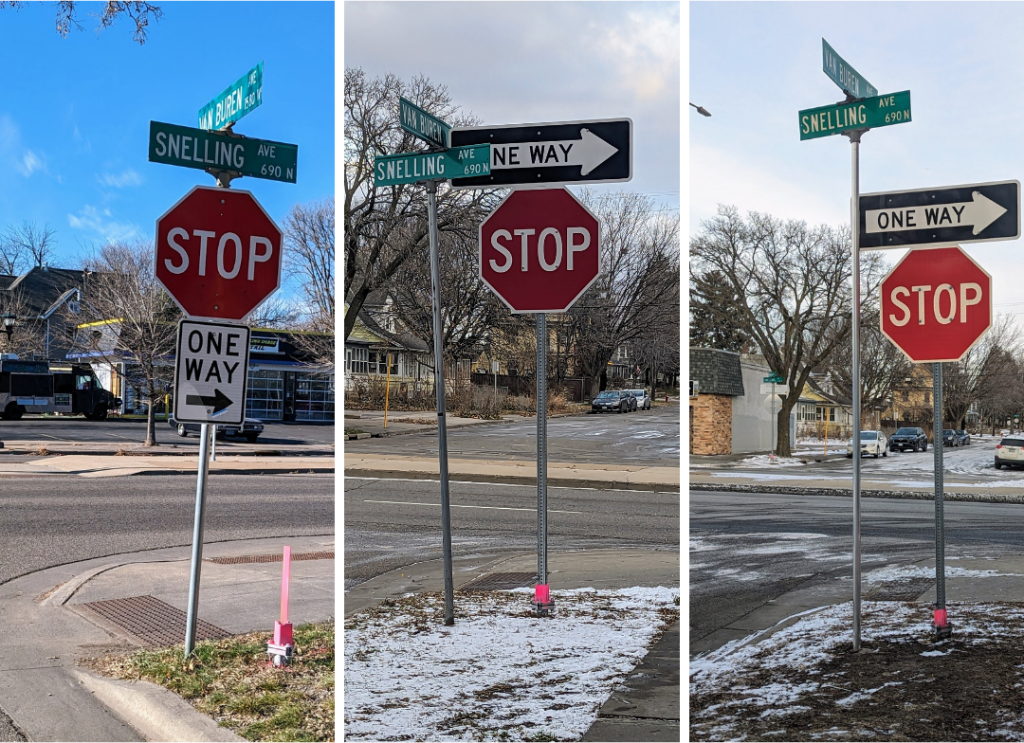 MnDOT’s New Traffic Signs on Snelling Avenue Highlight Same Old ...